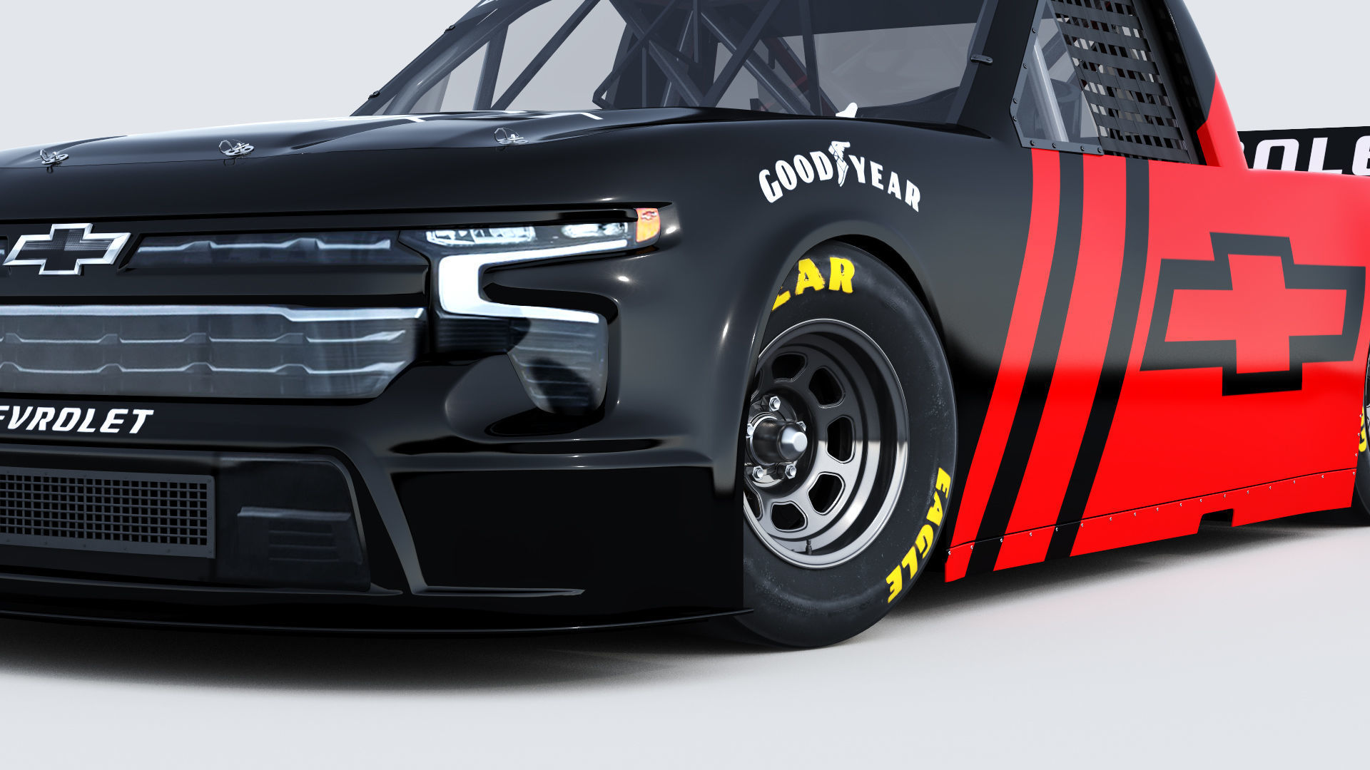 Chevrolet Silverado Nascar Trucks 2022 template 3D model | CGTrader