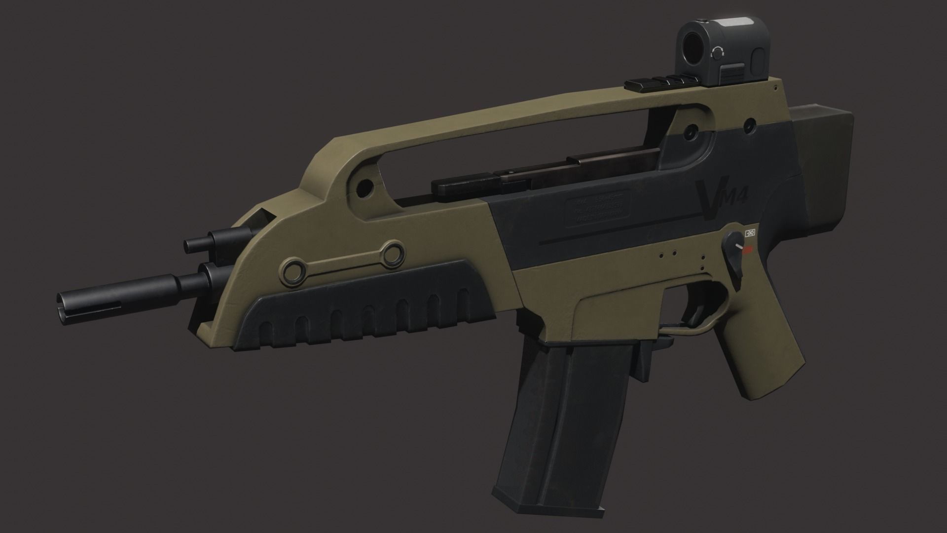 3D model XM8 Compact VR / AR / low-poly | CGTrader