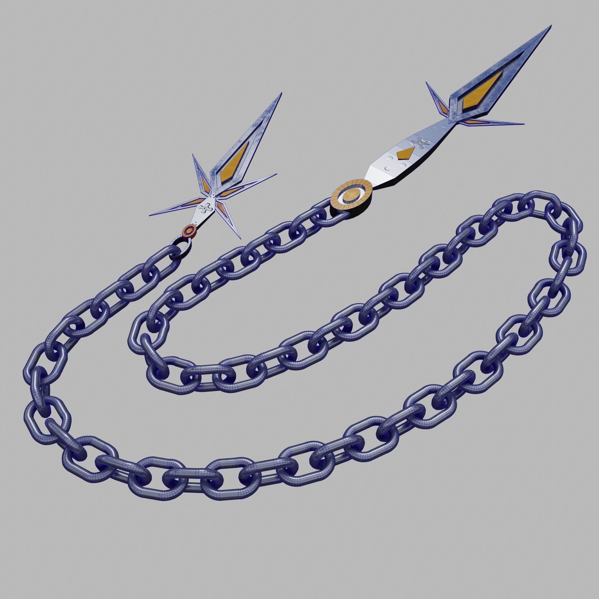 3D model PBR Concept dagger game ready Low-poly 3D model VR / AR / low ...
