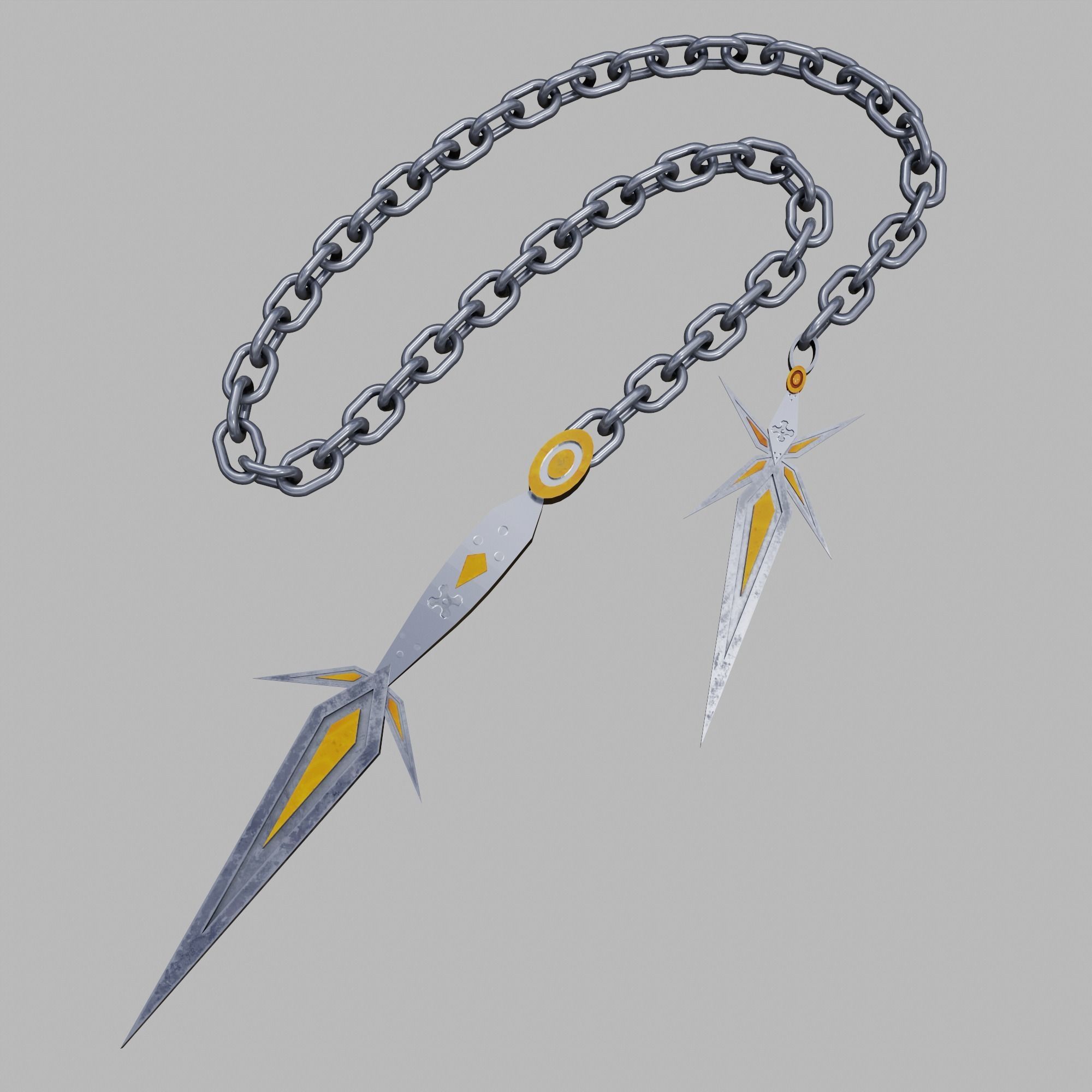 3D model PBR Concept dagger game ready Low-poly 3D model VR / AR / low ...