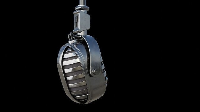 Hanging microphone 3D model | CGTrader
