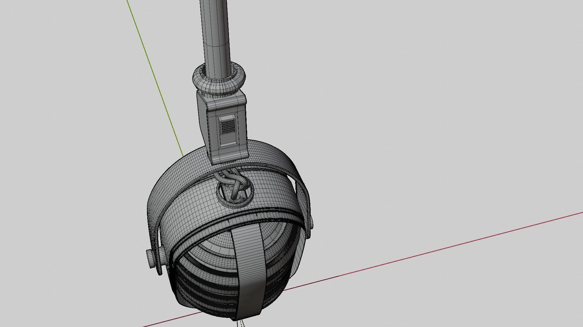 Hanging microphone 3D model | CGTrader