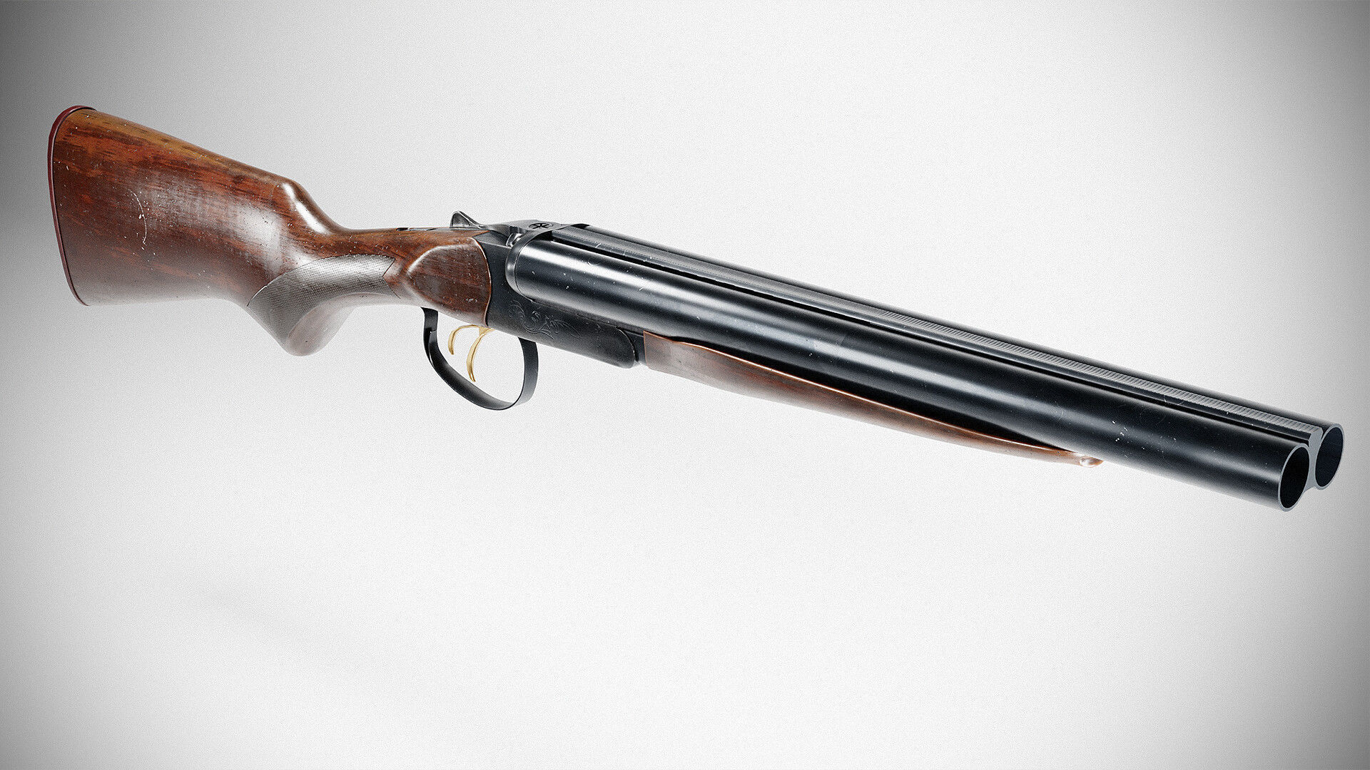 3D model Double Barrel Shotgun VR / AR / low-poly | CGTrader