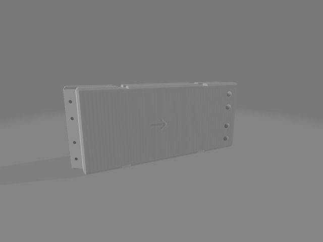 Traffic management block concrete 3D model 3D printable | CGTrader