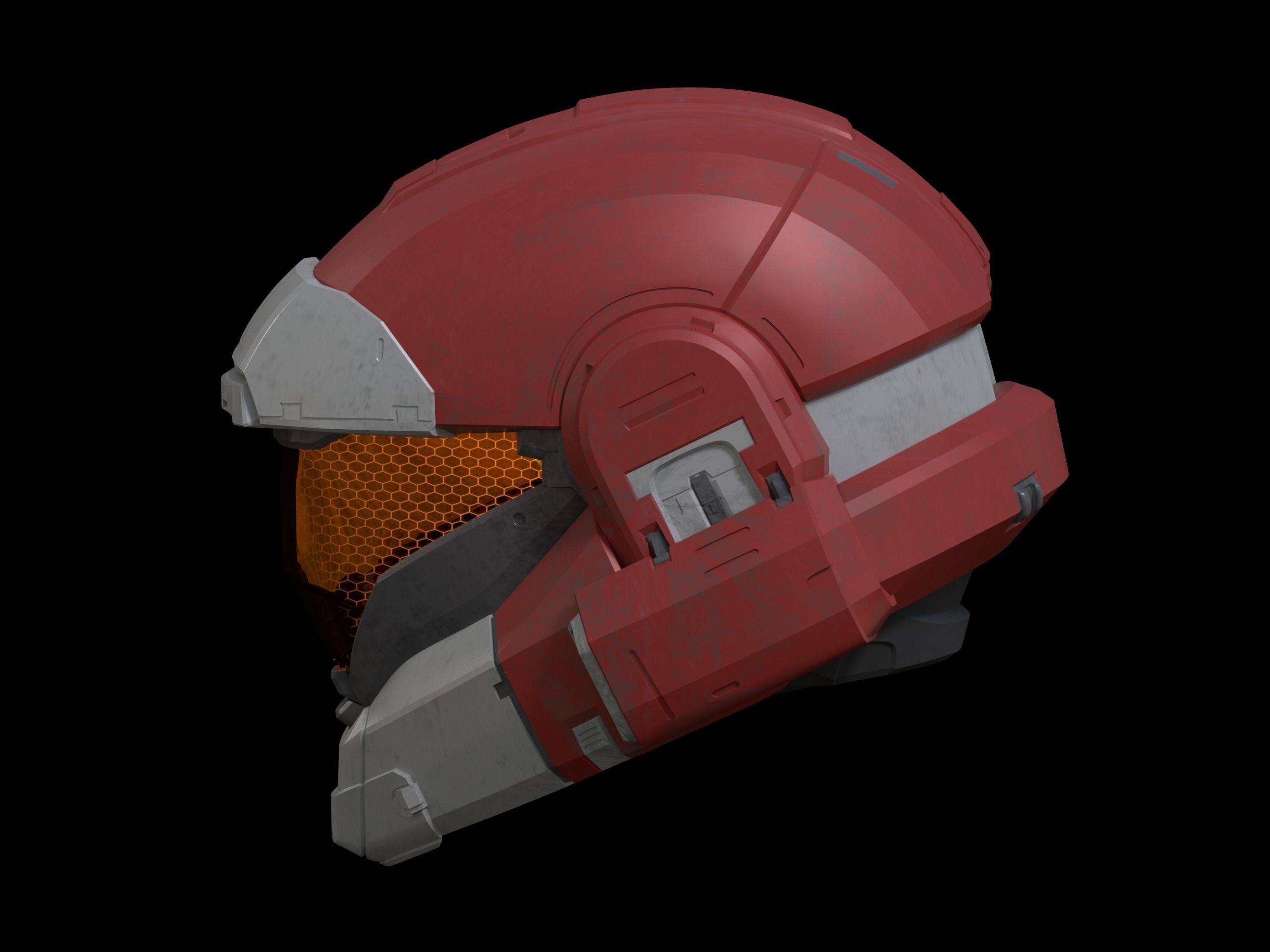 HALO Infinite Firefall helmet 3d print file 3D model 3D printable ...