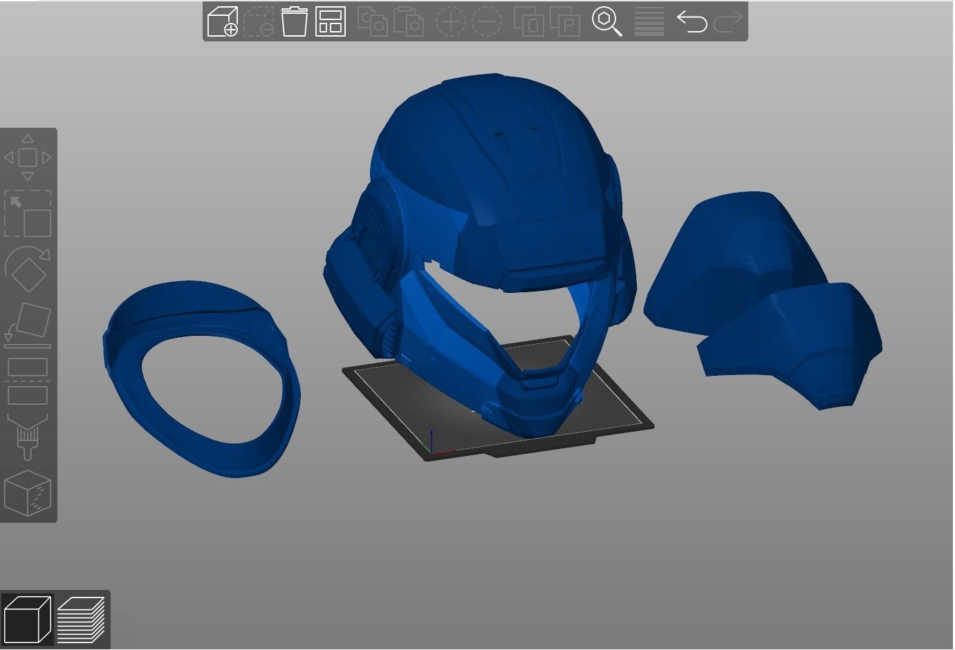 HALO Infinite Firefall helmet 3d print file 3D model 3D printable ...