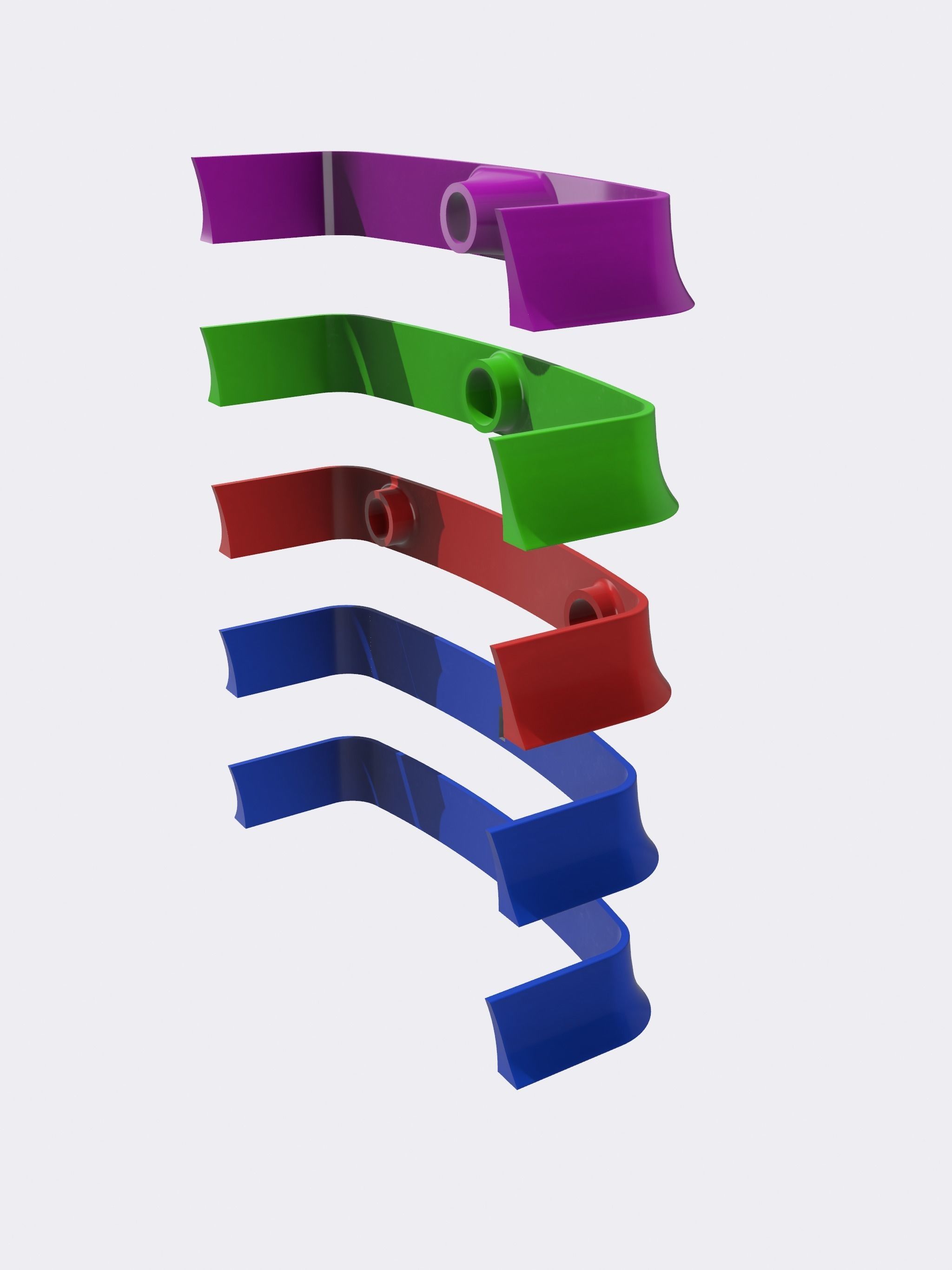 Fox Body STANG Front Drag Spoiler 5 versions 3D model 3D printable ...