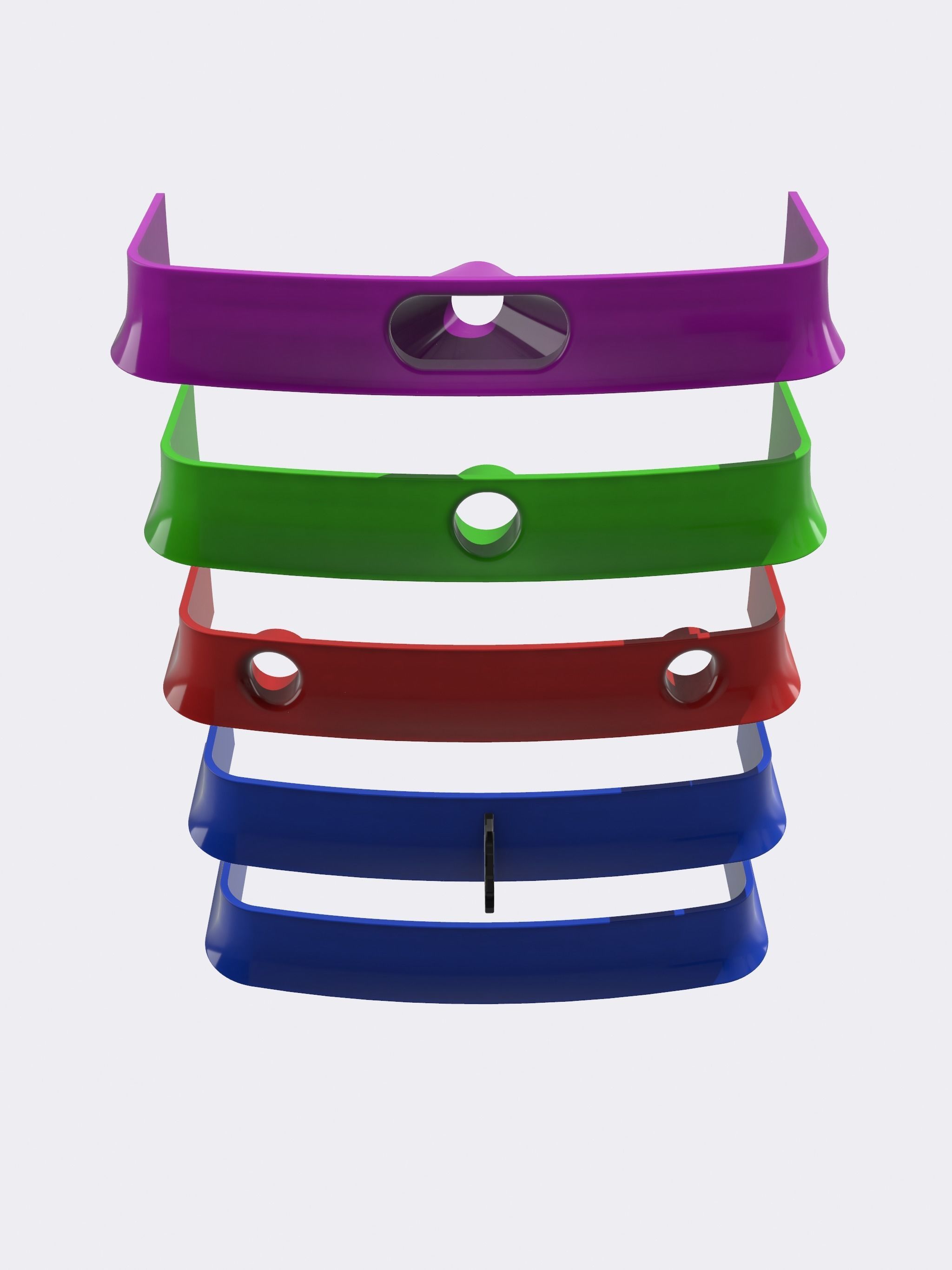 Fox Body STANG Front Drag Spoiler 5 versions 3D model 3D printable ...