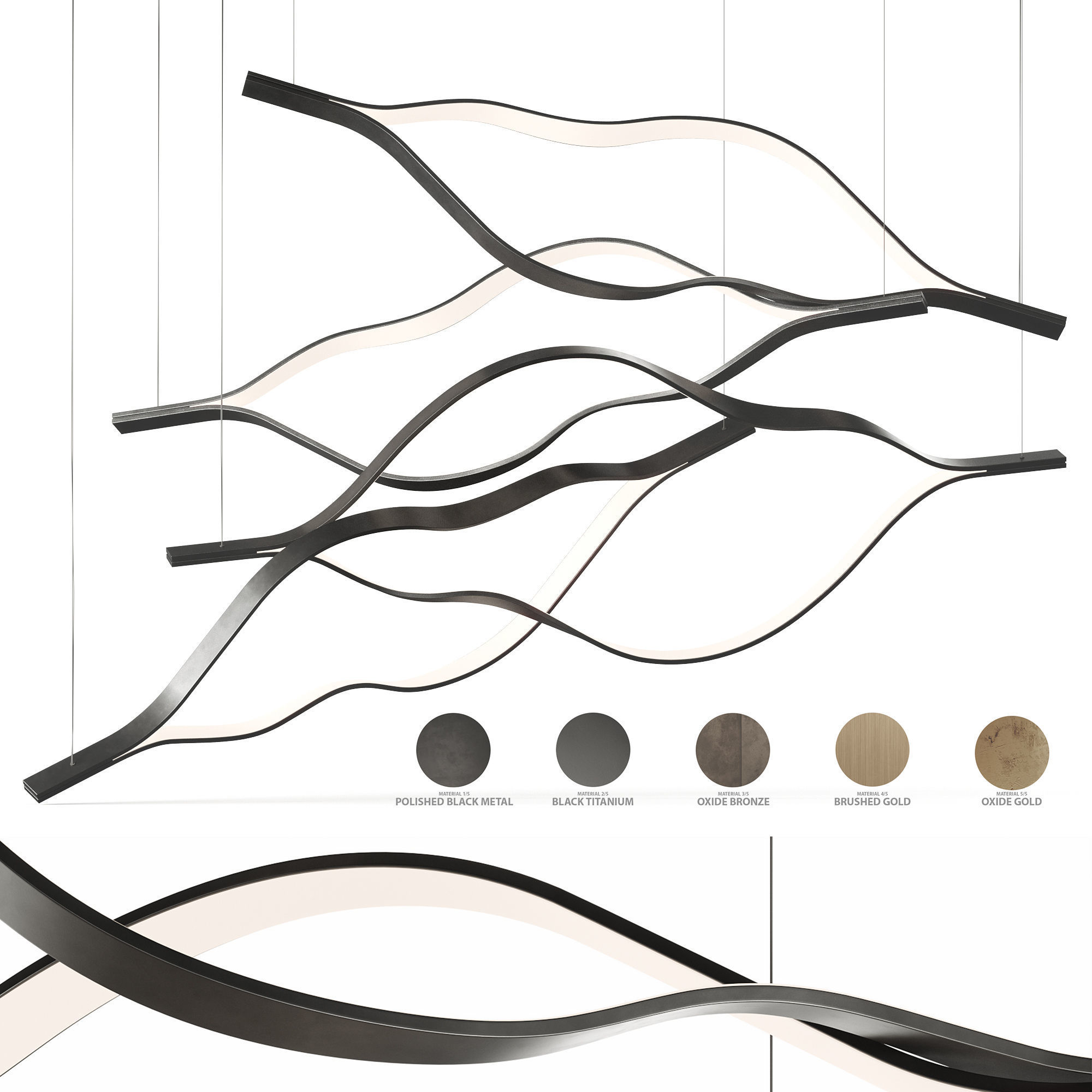 HENGE07 TAPE LIGHT LEAF 3D model | CGTrader