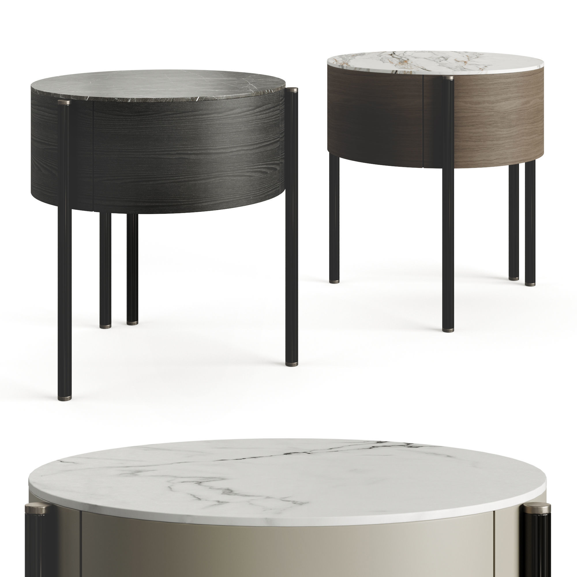 Capital Collection Bedside Table Mayfair 3D model | CGTrader