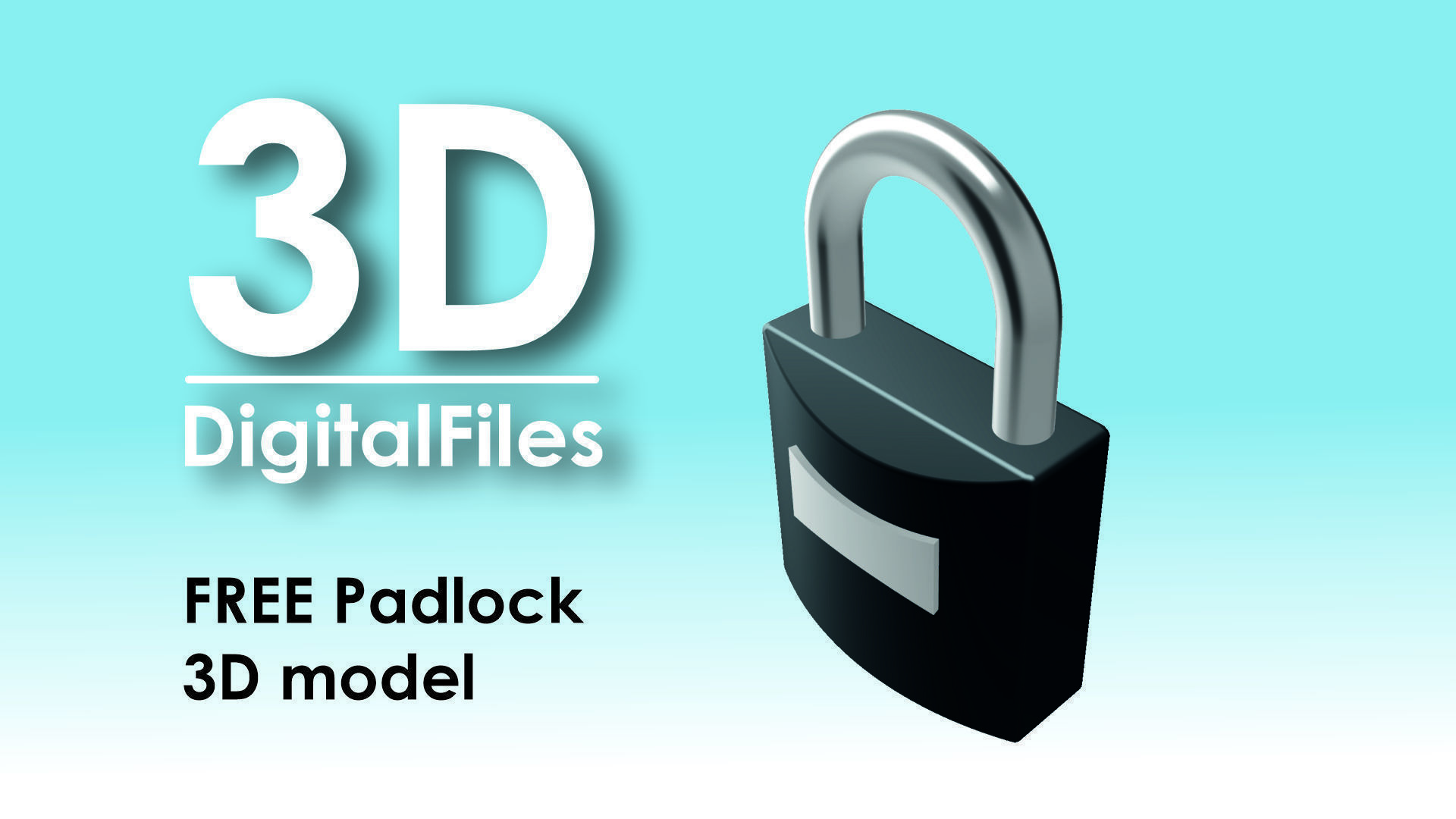 Free Padlock free VR / AR / low-poly 3D model | CGTrader