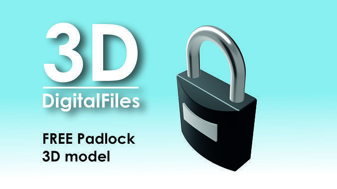 Free Padlock free VR / AR / low-poly 3D model | CGTrader