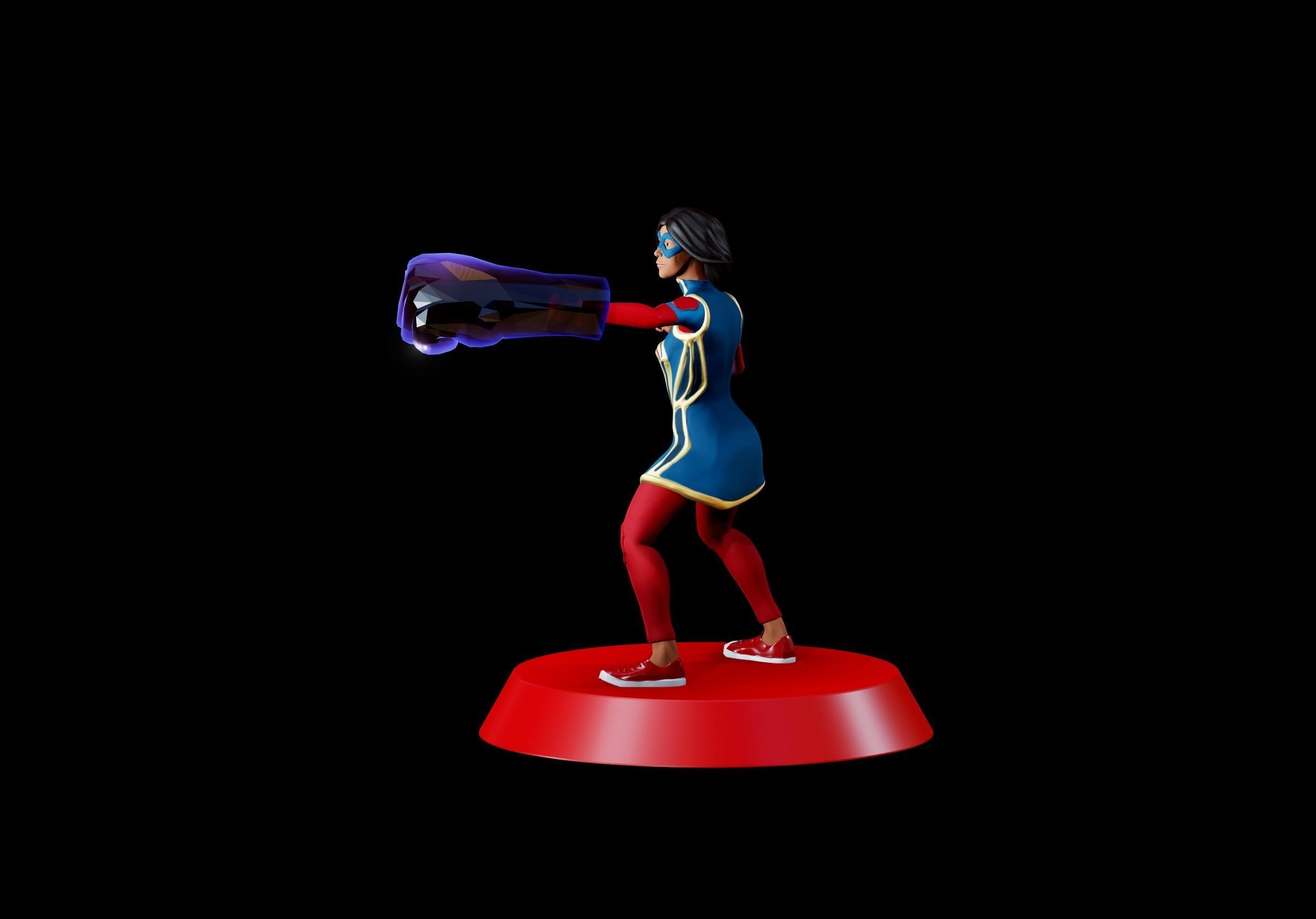 Miss Marvel MCU Disney plus Figurine 3D model 3D printable | CGTrader