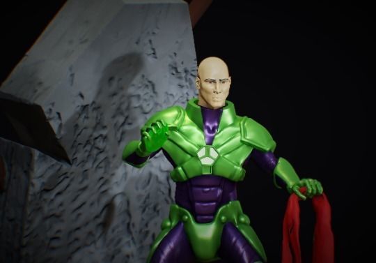Lex Luthor Superman Villain Diorama 3D model 3D printable | CGTrader