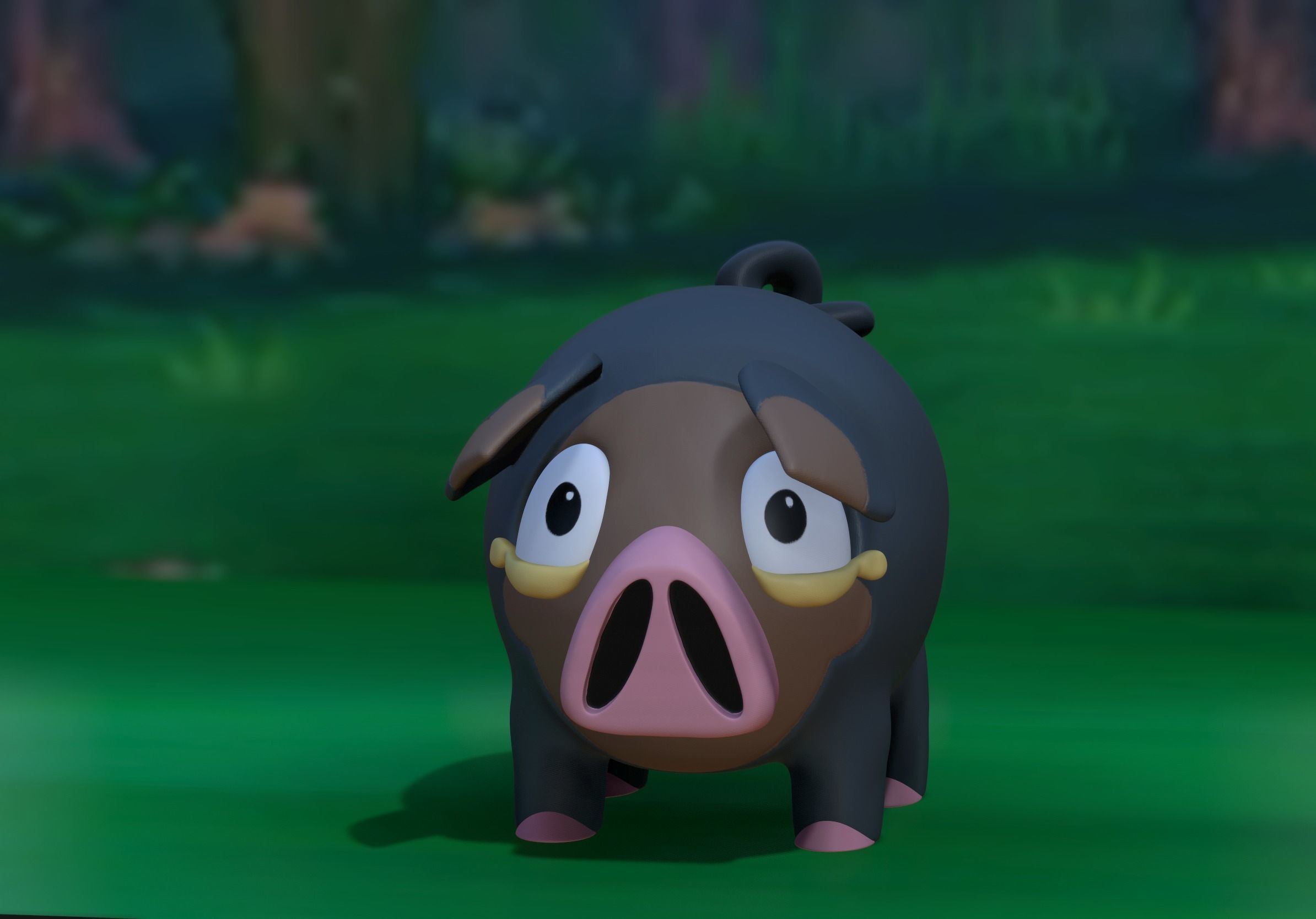 Lechonk Pokemon Figurine 3D model 3D printable | CGTrader