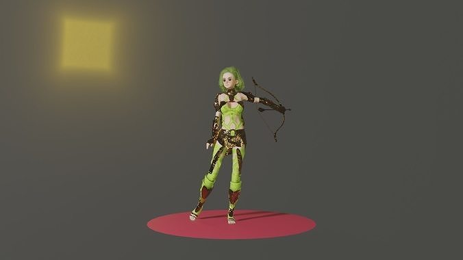 Game character 3D model animated | CGTrader