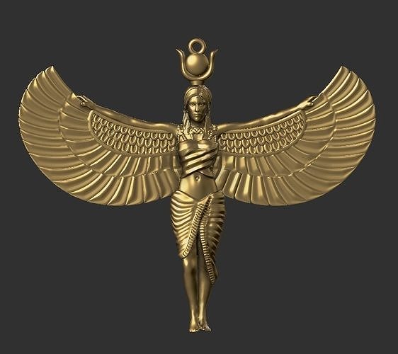 Isis Pendant 3D model | CGTrader