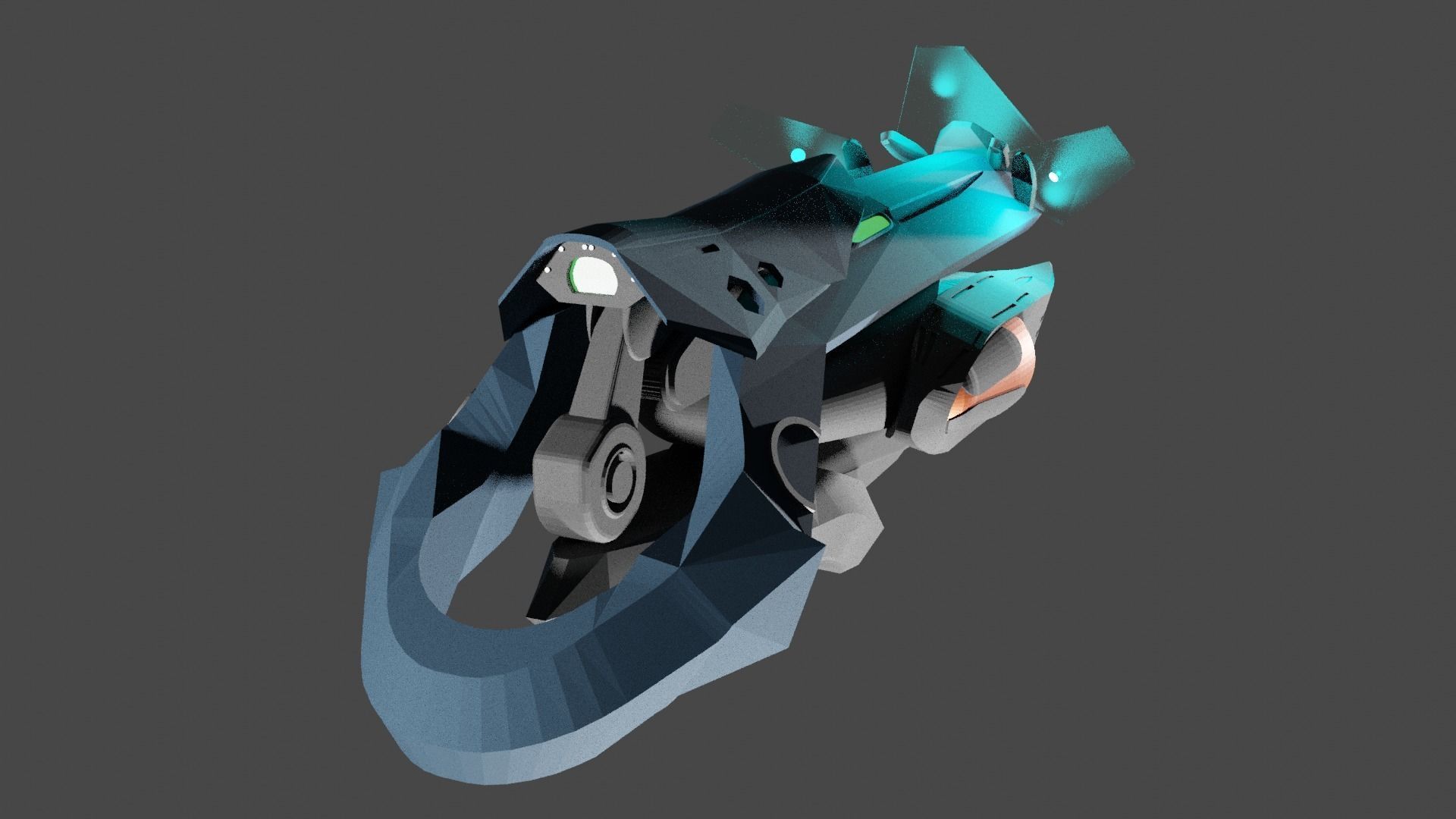 Halo - Plasma turret - Type-52 Directed Energy Support Weapon 3D model ...