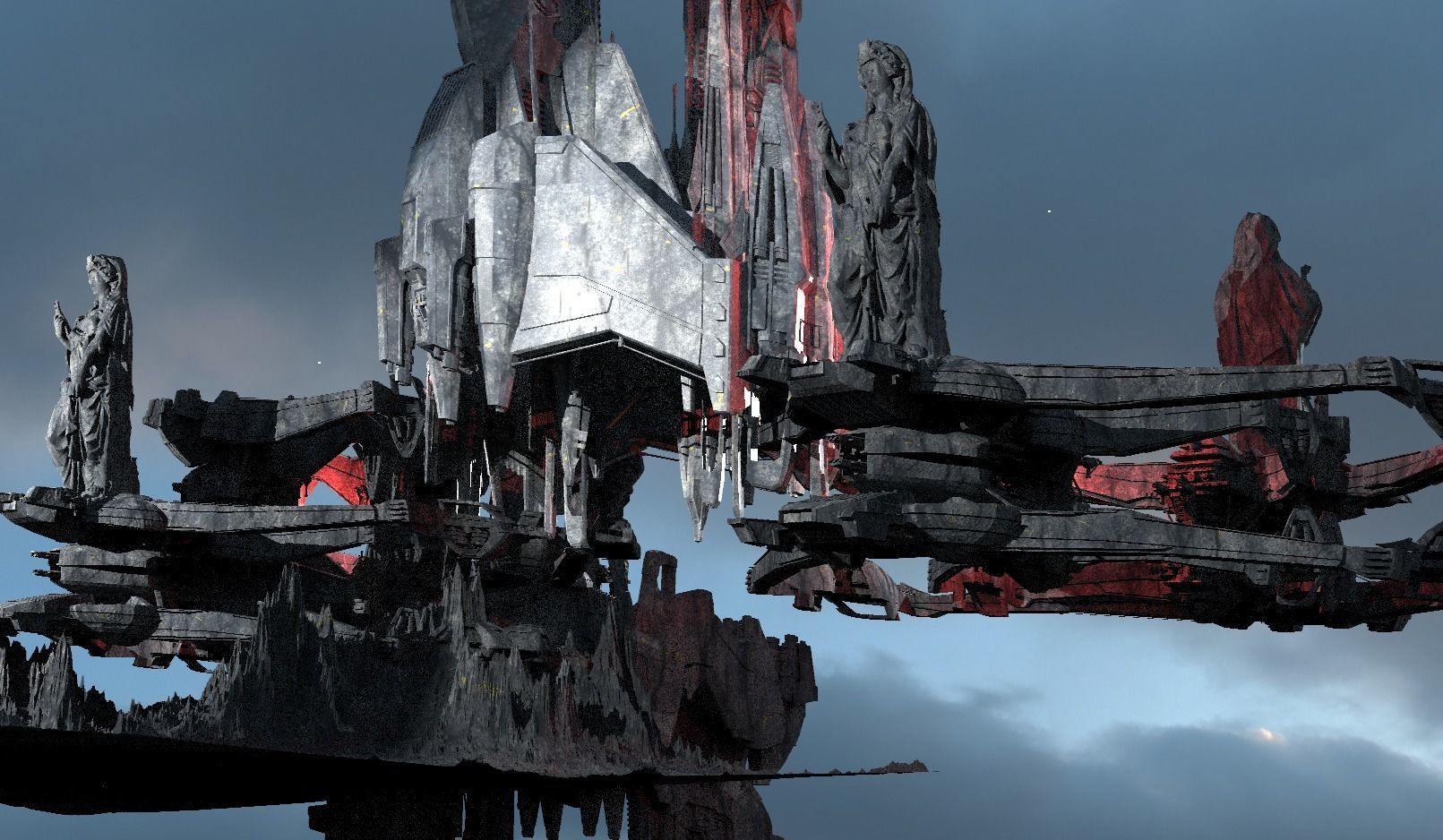 Dimensions shift towers Kit bash 3D model | CGTrader