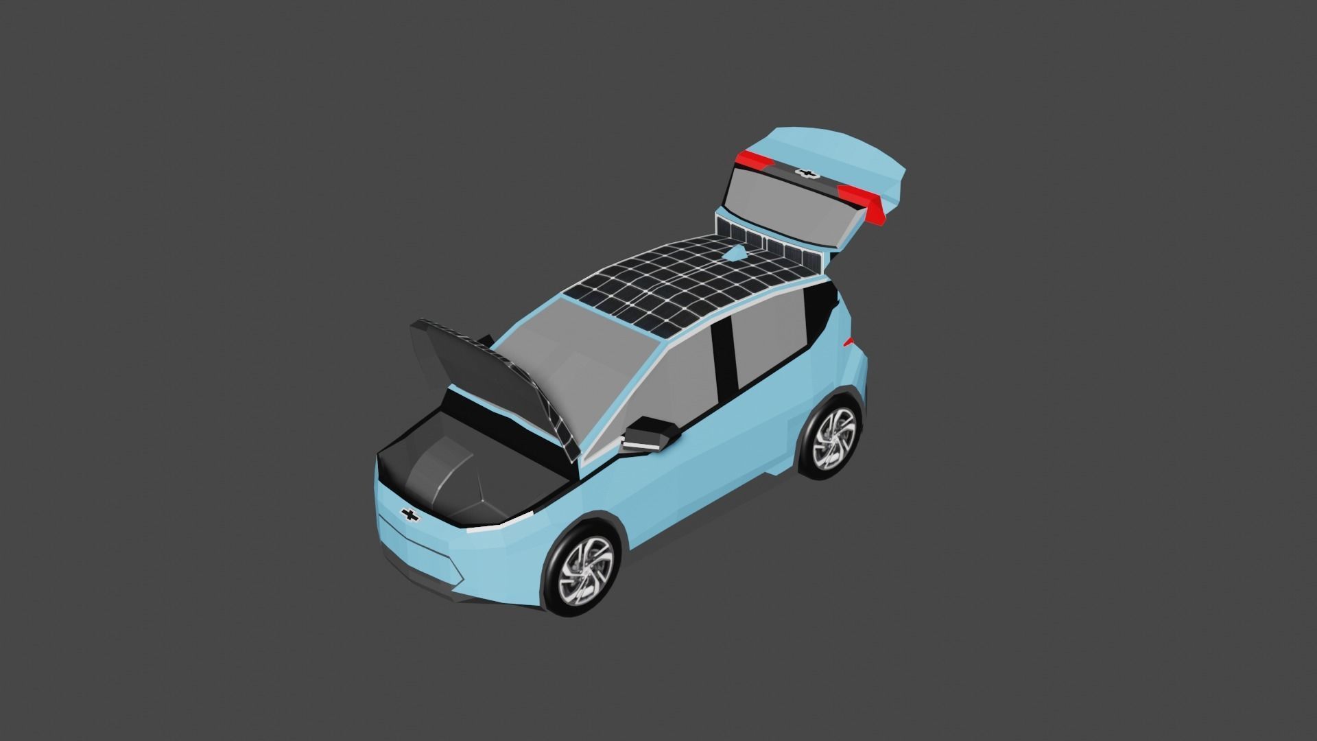3D model Chevy Bolt EV Premier Solar Powered VR / AR / low-poly | CGTrader
