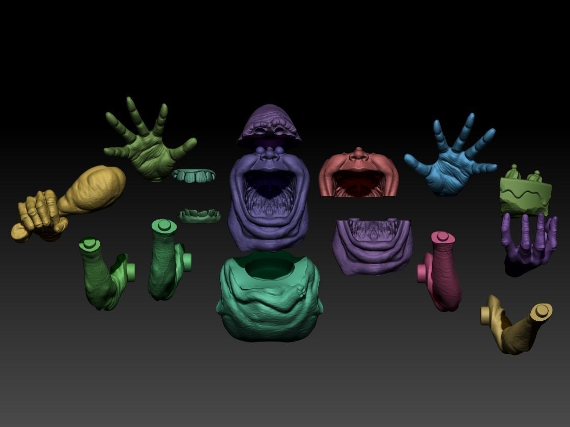 Ghostbusters Slimer 3d Model 3d Printable Cgtrader
