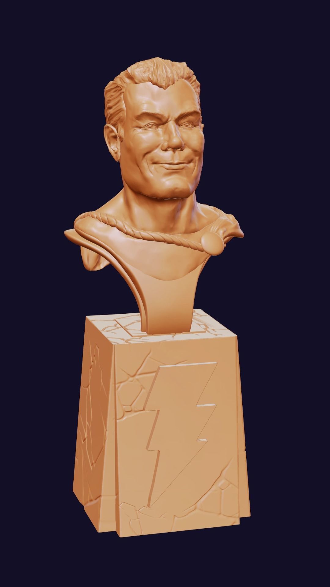 Shazam - Classic DC 3D model 3D printable | CGTrader