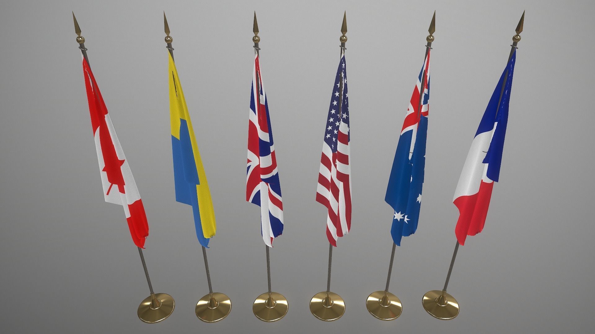 Set of 500 flag Texture | CGTrader