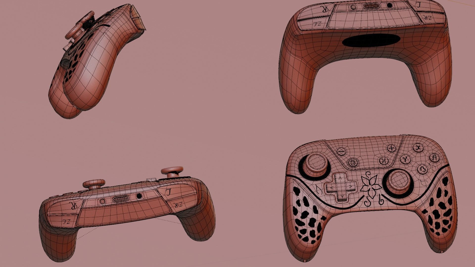 gamepad controller 3D model | CGTrader
