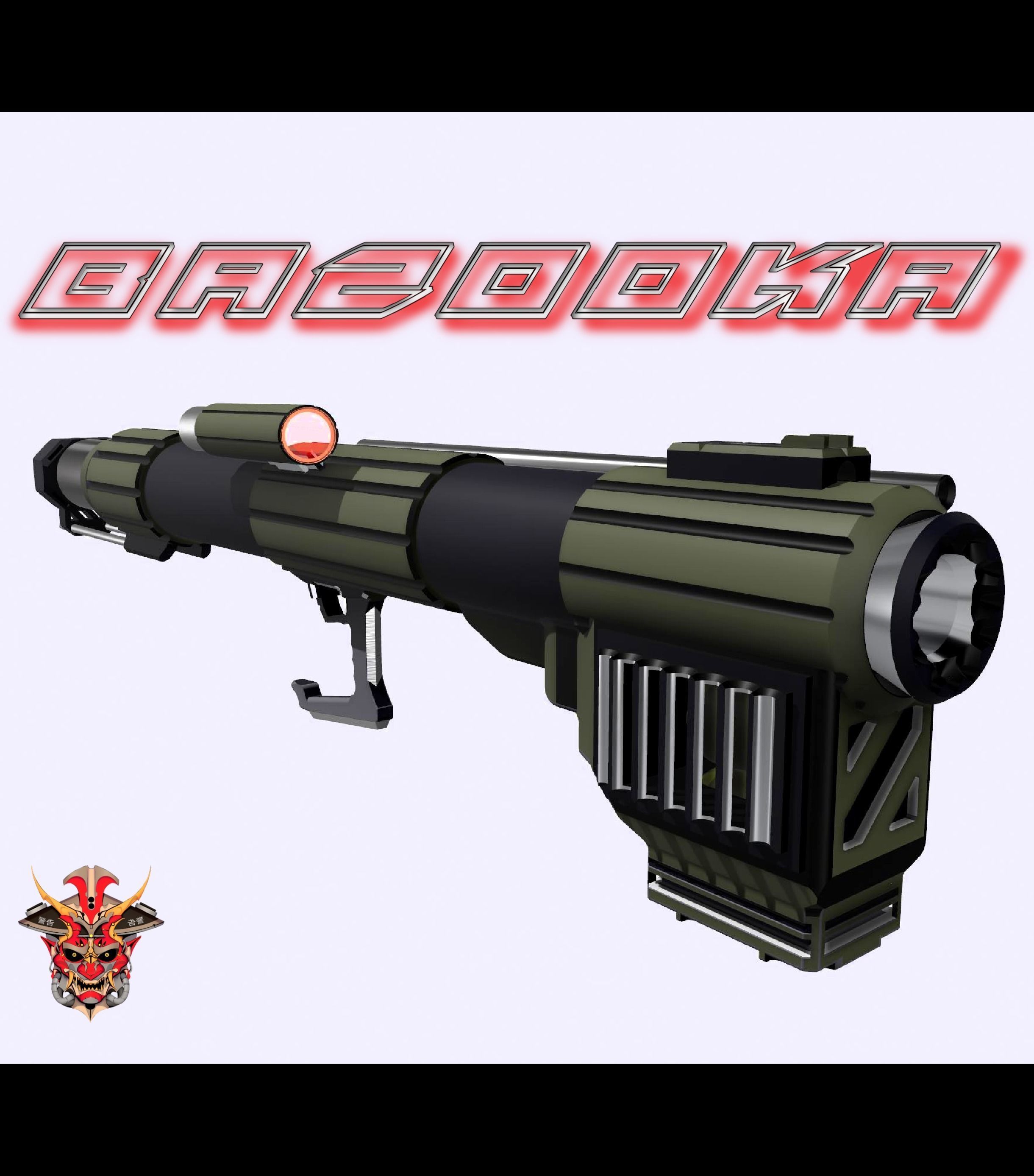 Gundam Bazooka 3D model 3D printable | CGTrader
