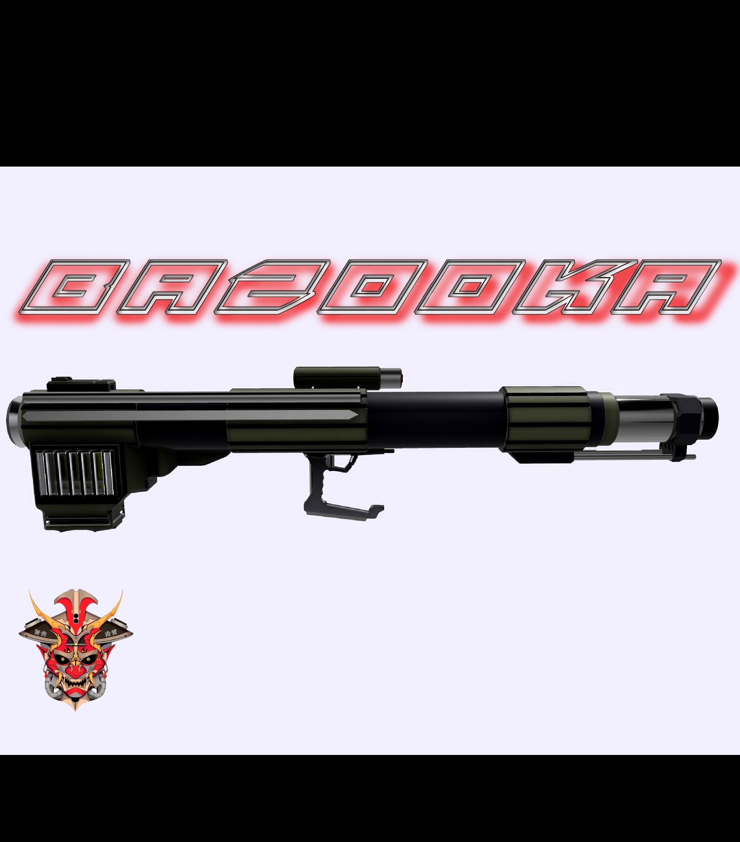 Gundam Bazooka 3D model 3D printable | CGTrader