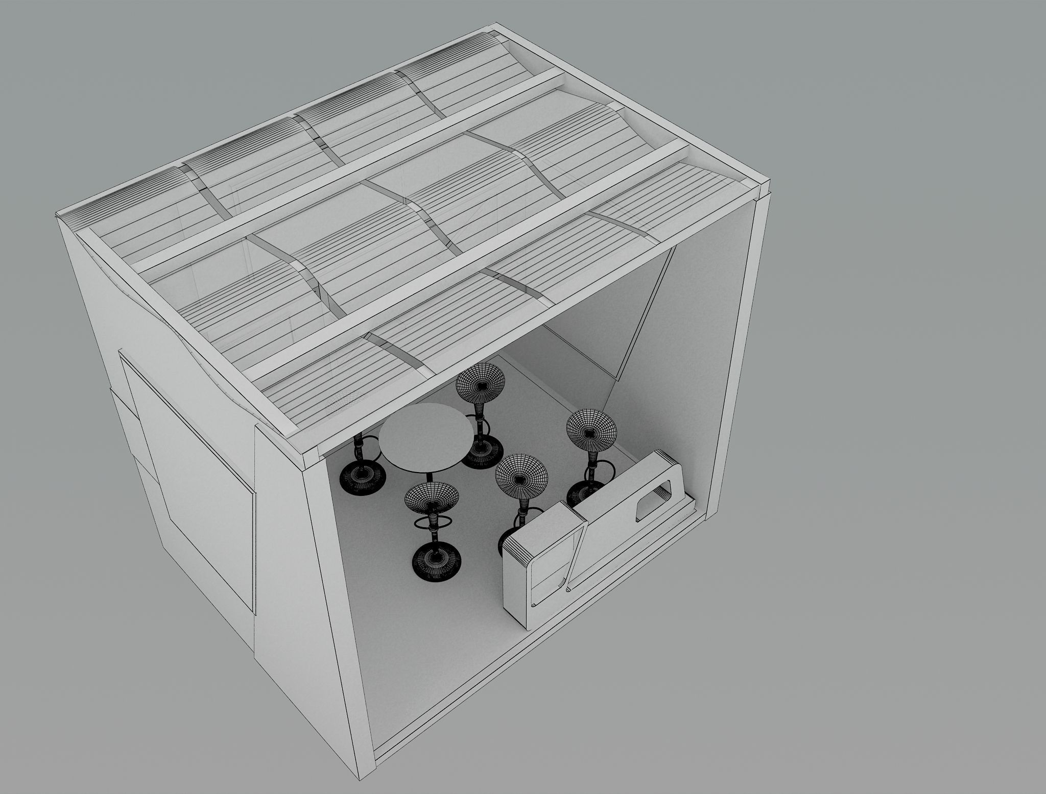 Booth Exhibition Stand a492a 3D model | CGTrader