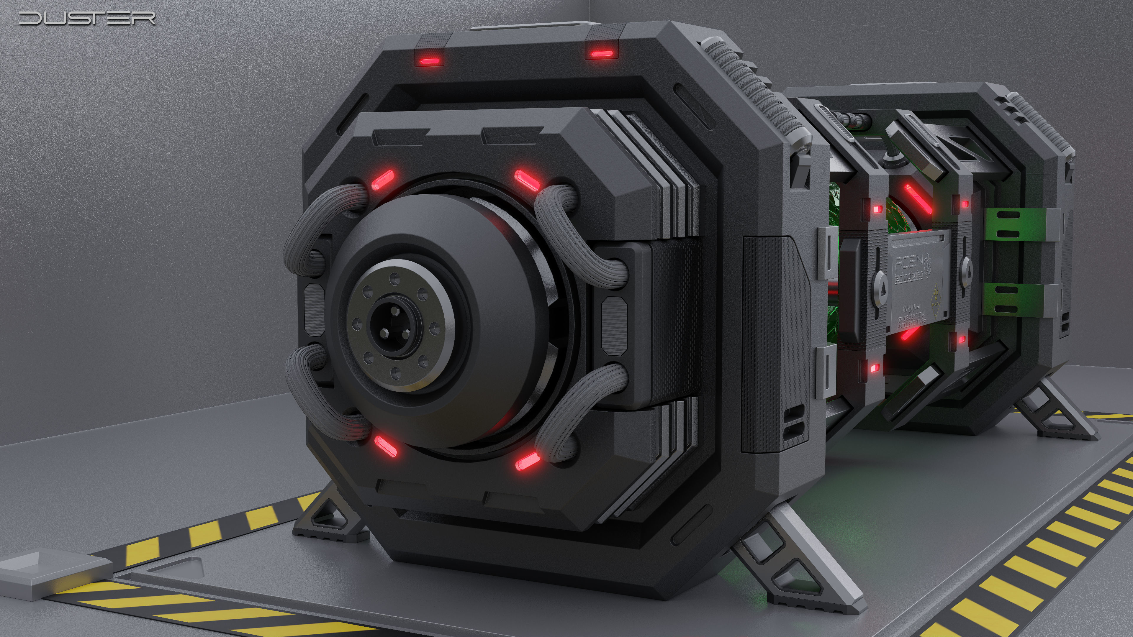 Sci-Fi Device 3D model | CGTrader