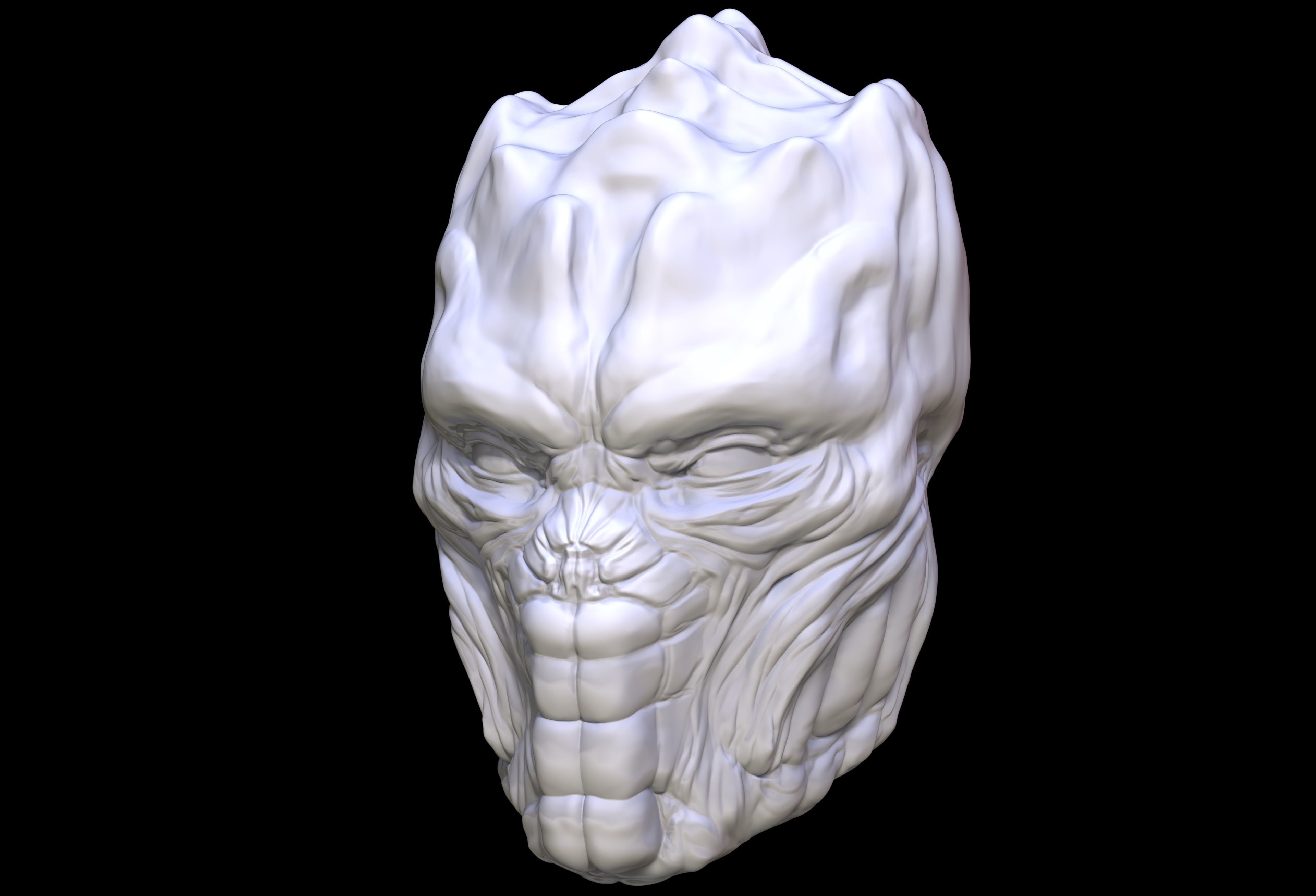 Cell Variant Head Sculpt 3D model 3D printable | CGTrader