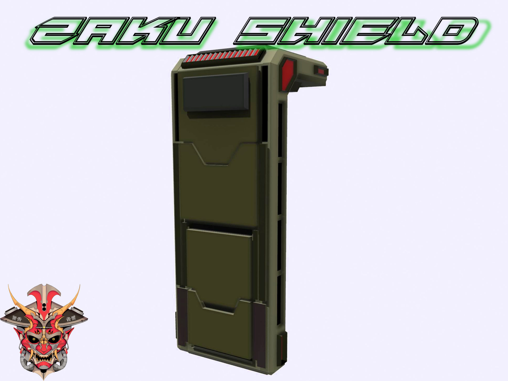 Zaku Shield 3D model 3D printable | CGTrader