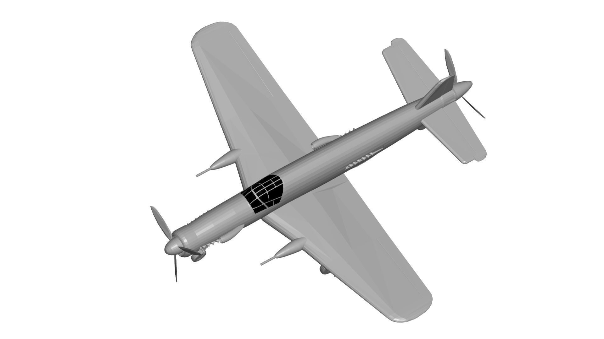 Dornier Do 335 3D model | CGTrader