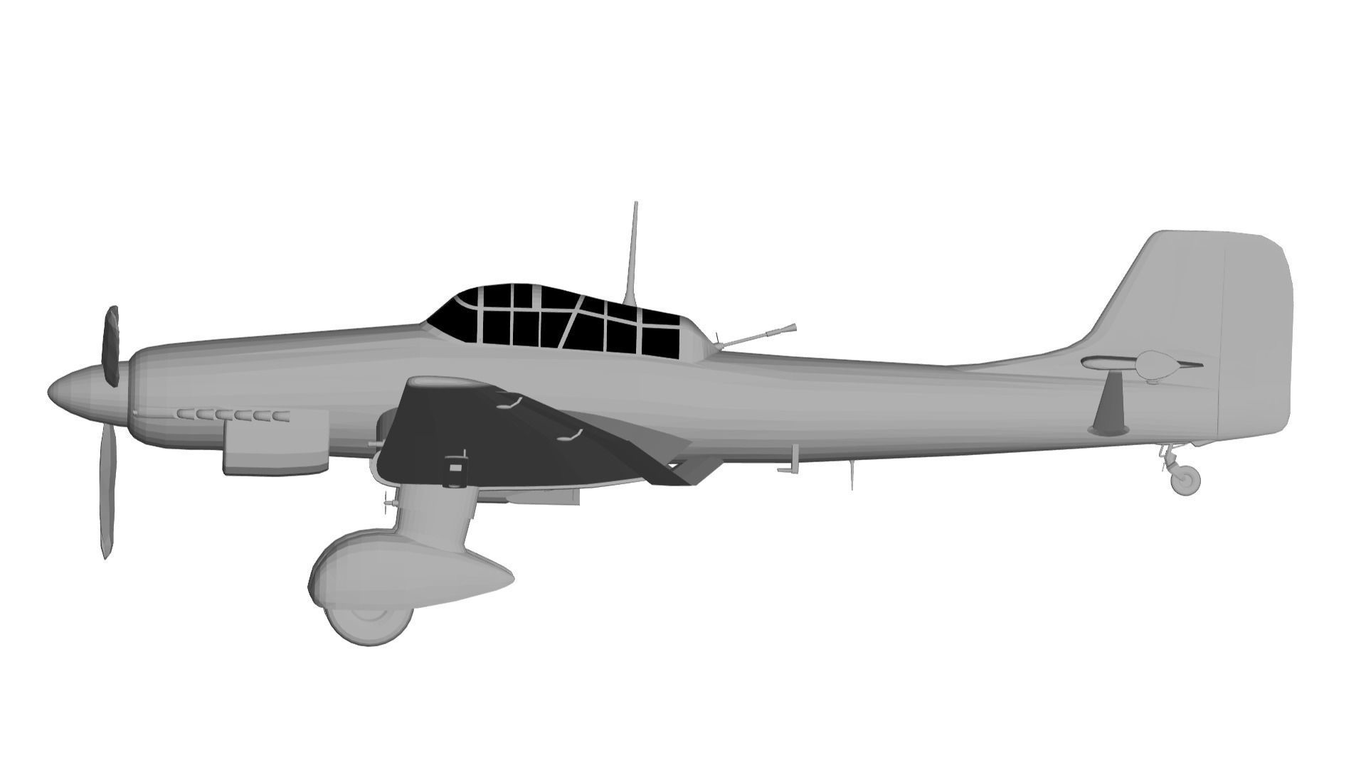 Junkers Ju 87 3D model | CGTrader