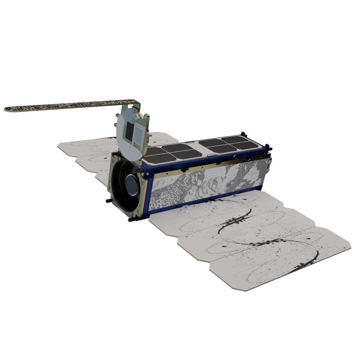 PLANET Dove Cube Satellite free 3D model | CGTrader