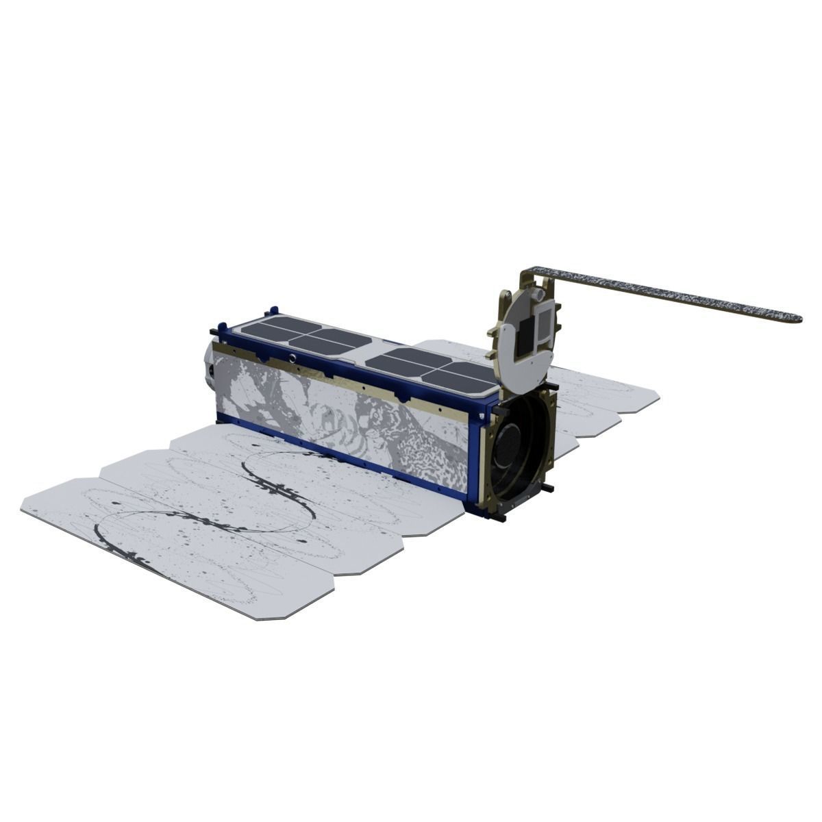 PLANET Dove Cube Satellite free 3D model | CGTrader