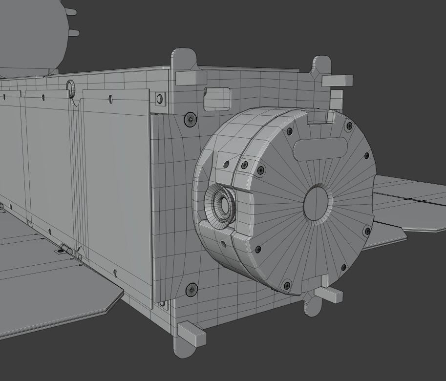PLANET Dove Cube Satellite free 3D model | CGTrader