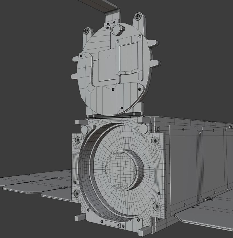 PLANET Dove Cube Satellite free 3D model | CGTrader