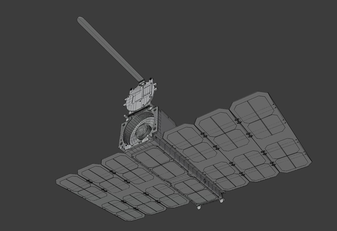 PLANET Dove Cube Satellite free 3D model | CGTrader