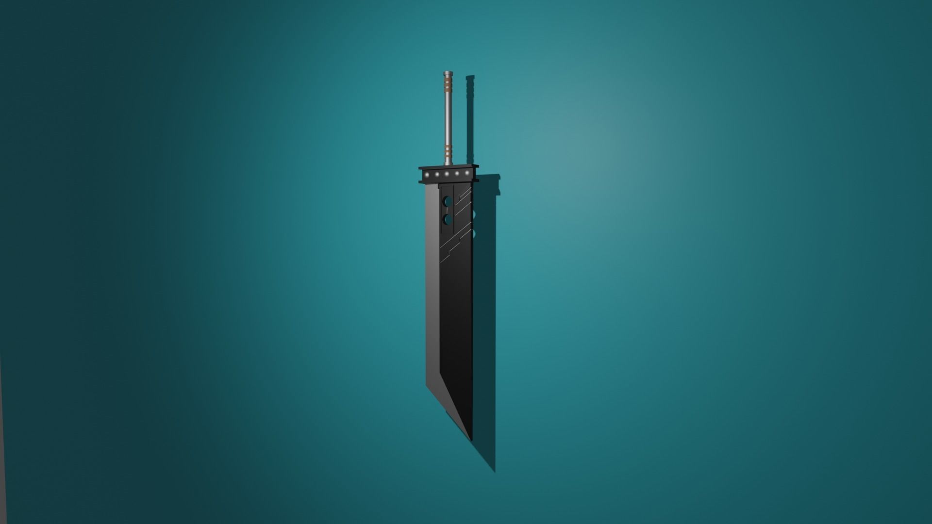 3D model Mortal Sword from Final Fantasy VII VR / AR / low-poly | CGTrader