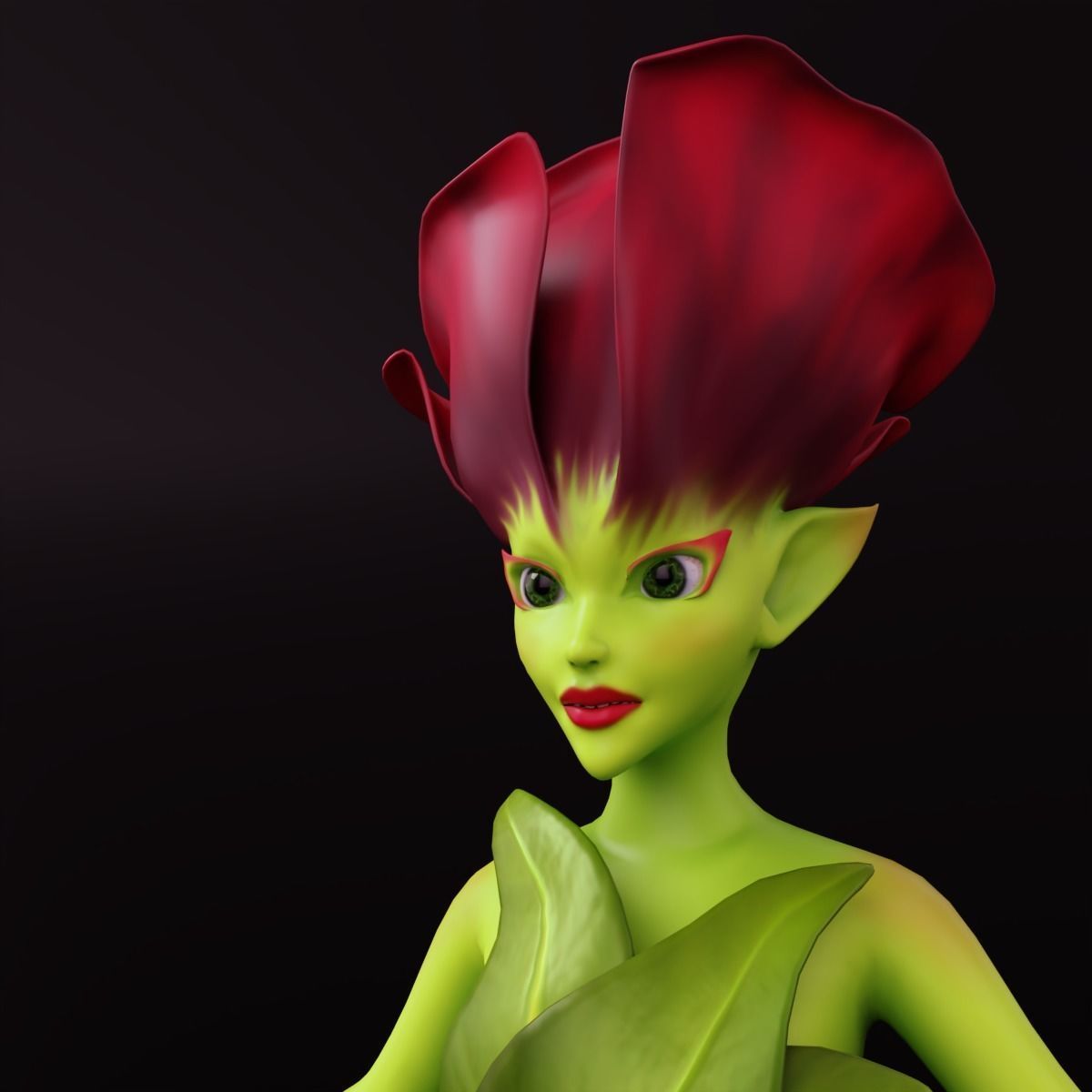 Humanoid Rose 3D model | CGTrader