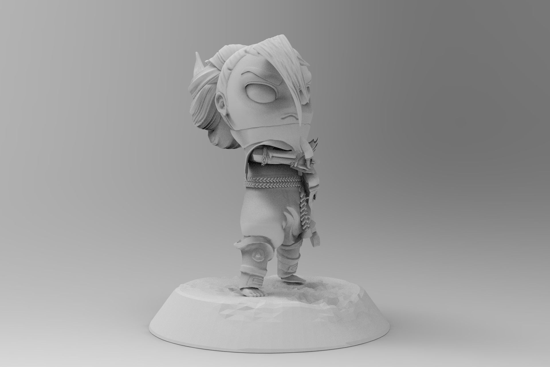 Chibi Yasuo 3D model | CGTrader