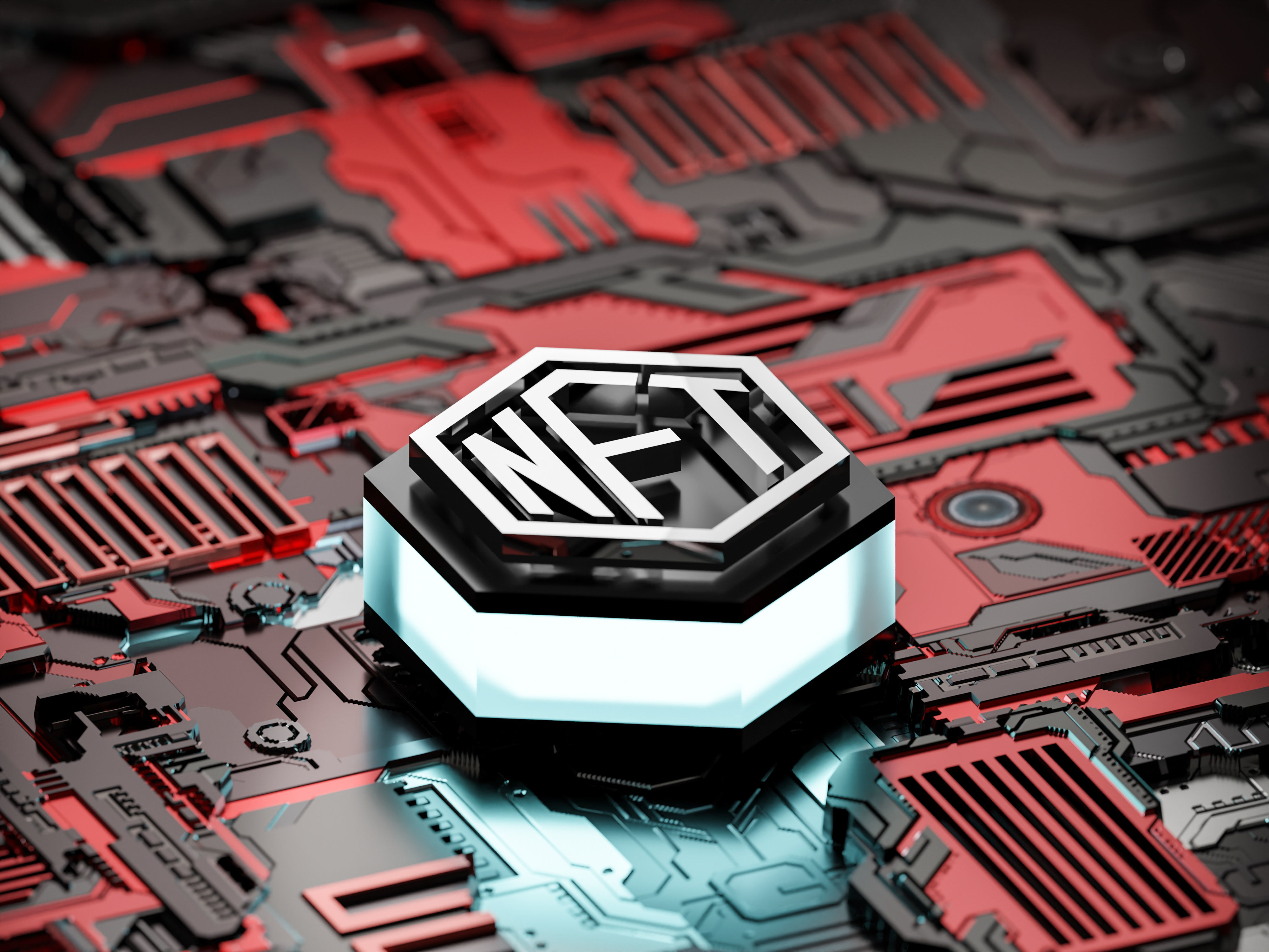 NFT badge 3D model | CGTrader