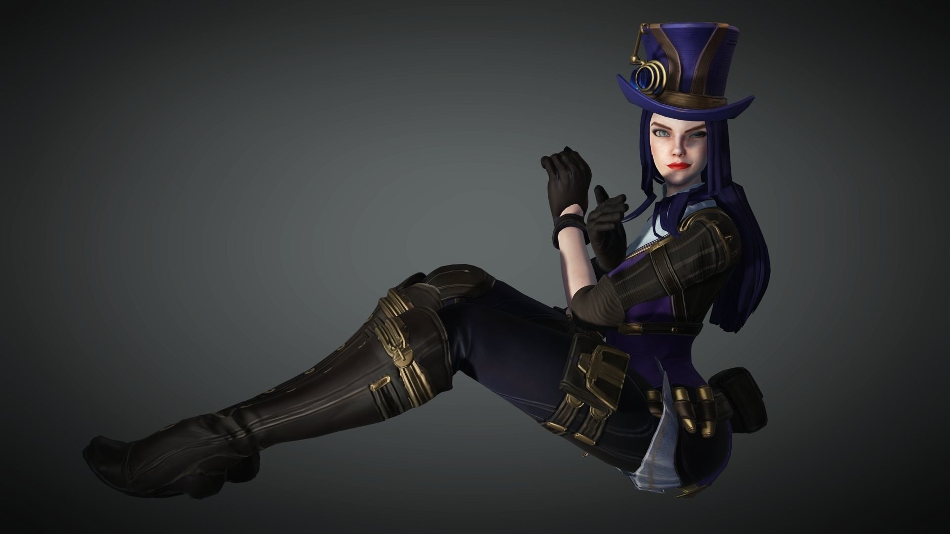 3D model Caitlyn league of legends arcane VR / AR / low-poly | CGTrader