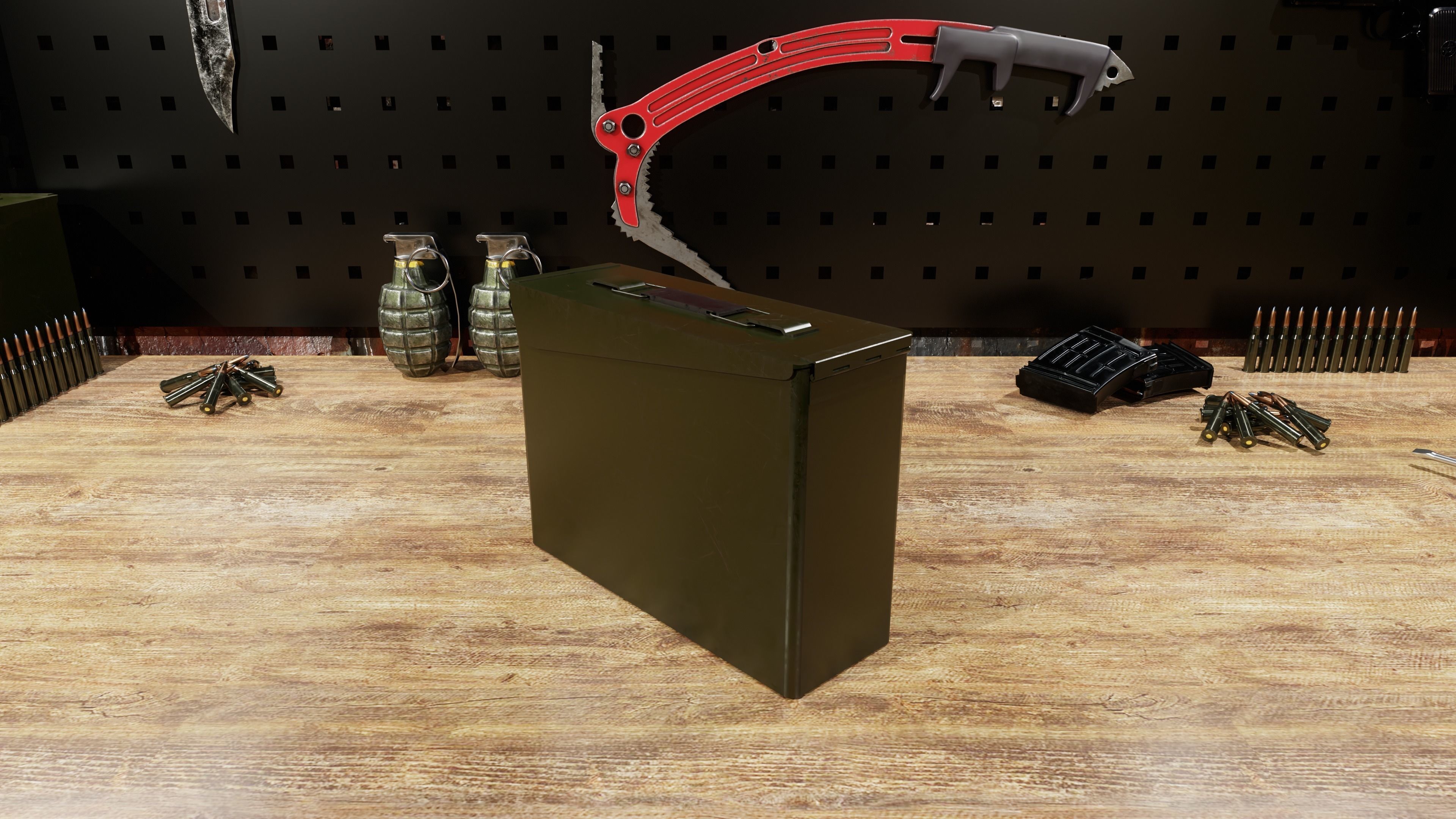 Ammo crate box 2 texture packs free VR / AR / low-poly 3D model | CGTrader
