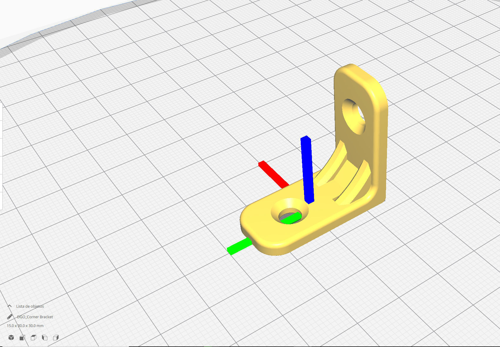 Corner Bracket 3D model 3D printable | CGTrader