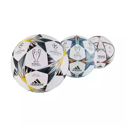 Set Of Adidas Finale Balls 3D model | CGTrader
