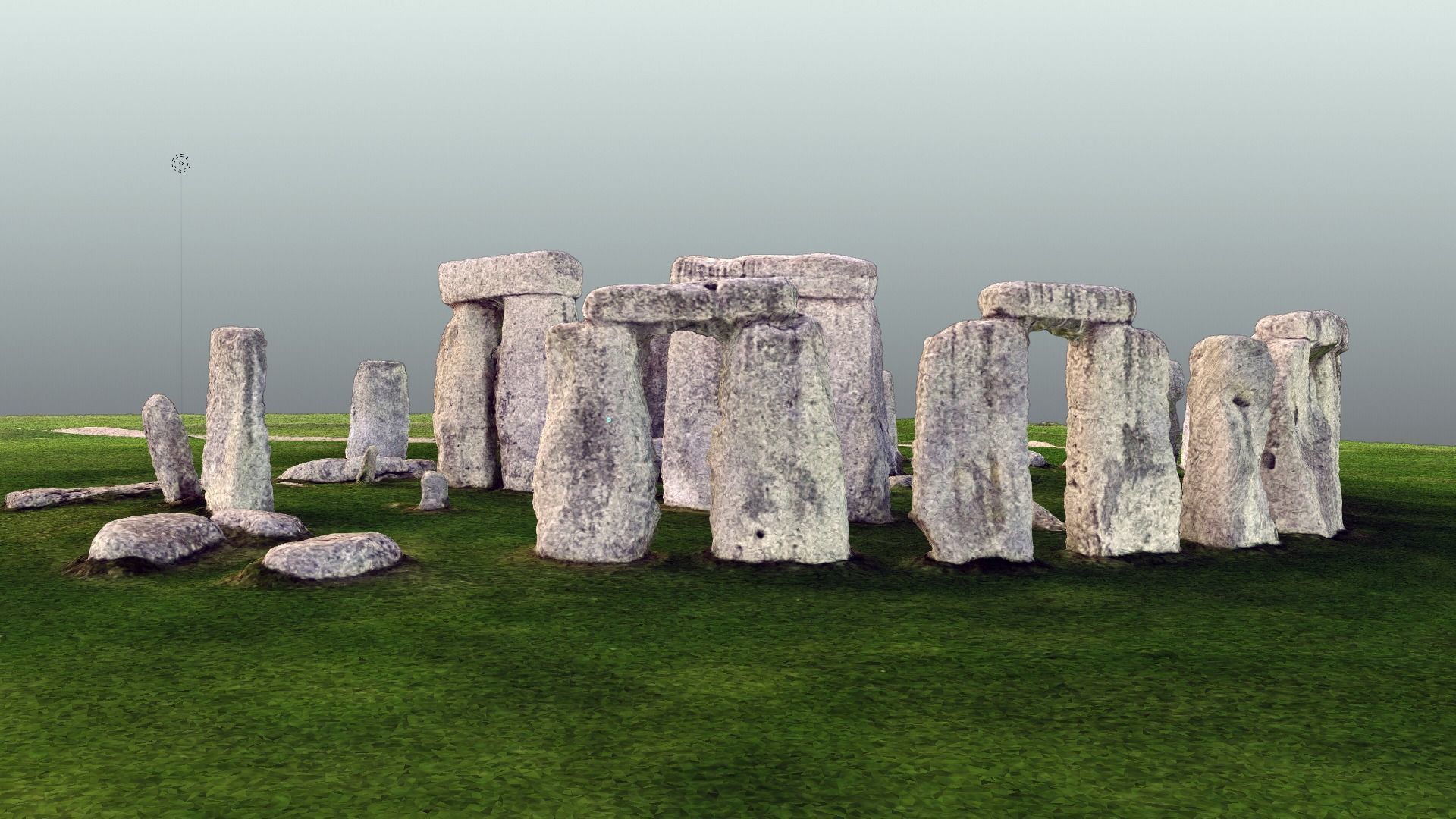 3D model Stonehenge Monument Landscape and 3D Printable Model VR / AR ...